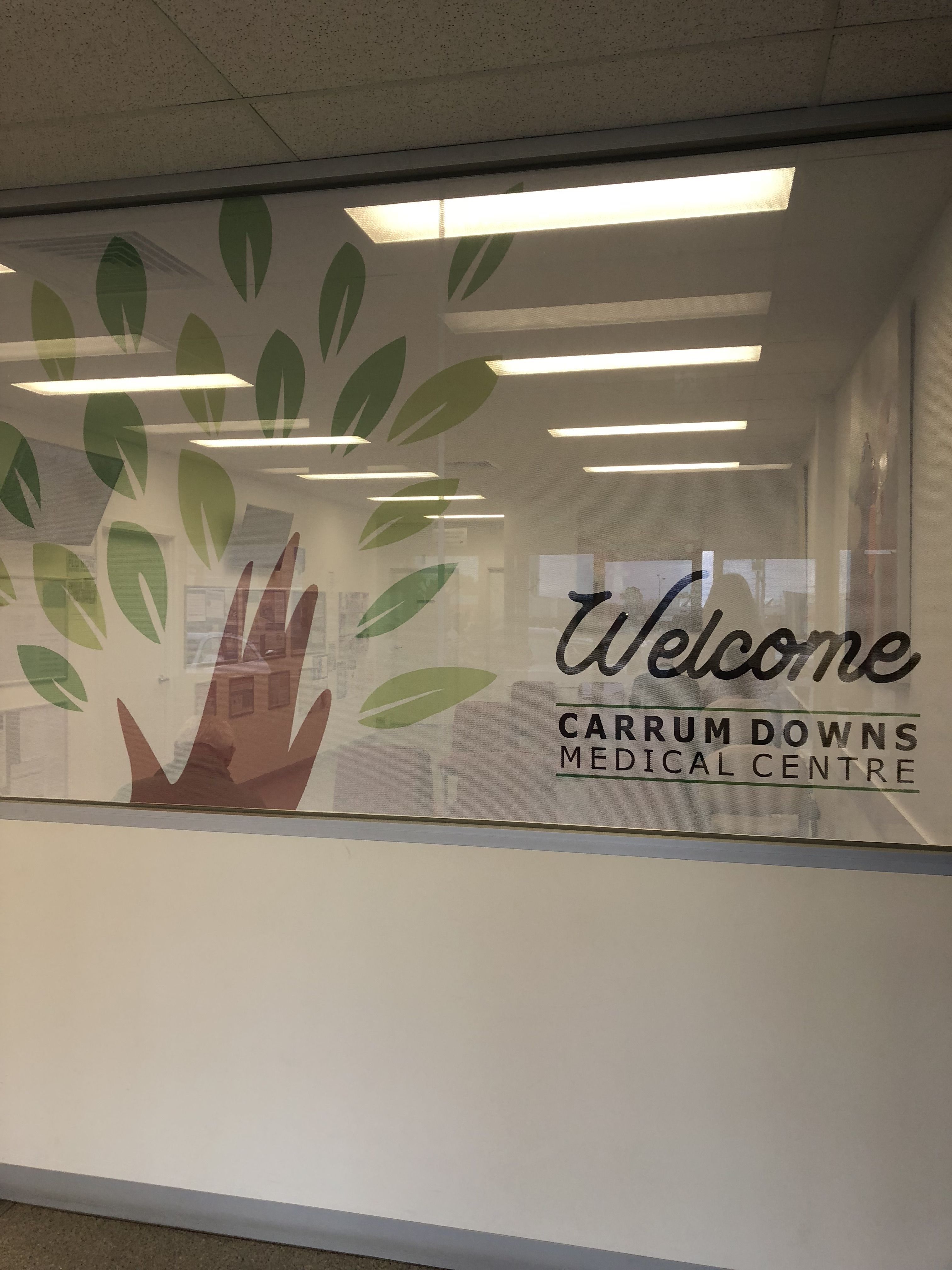 inside sign – Carrum Downs Medical Centre